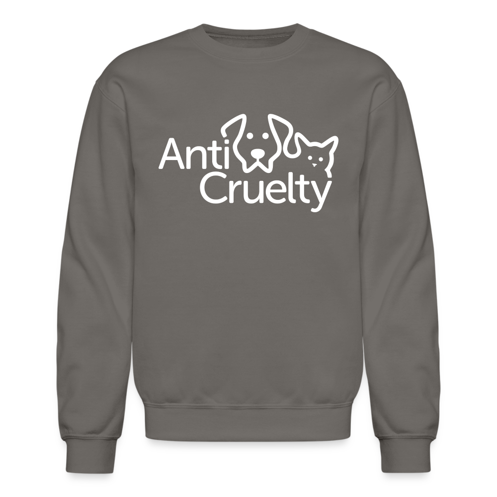 Anti-Cruelty Logo (White) Crewneck Sweatshirt – The Anti-Cruelty Society