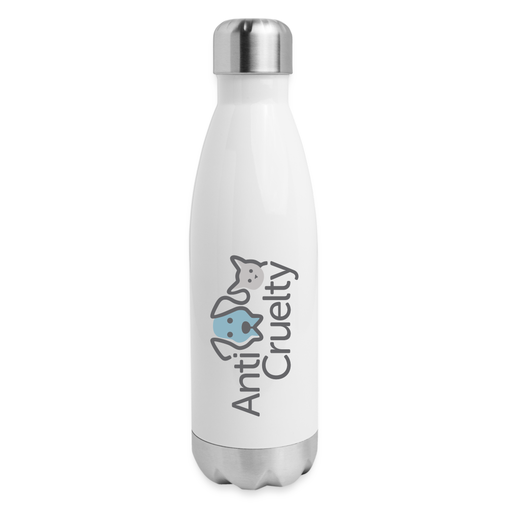 Anti-Cruelty Logo Stainless Steel Water Bottle – The Anti-Cruelty Society
