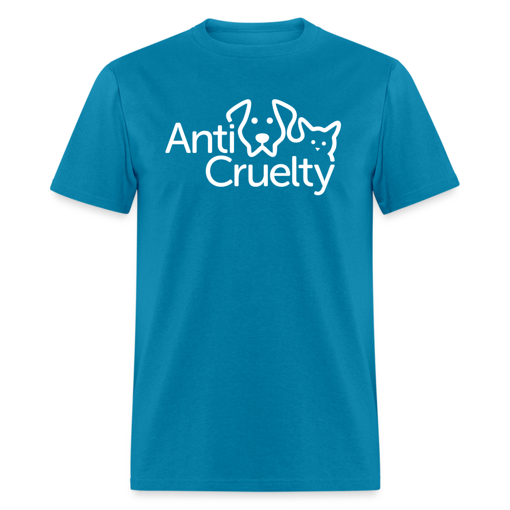 Anti-Cruelty Logo (White) Unisex Classic T-Shirt – The Anti-Cruelty Society